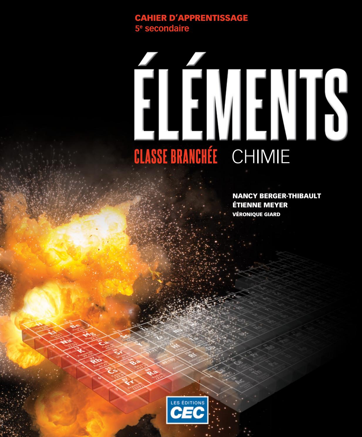 Éléments by Les Éditions CEC - Issuu