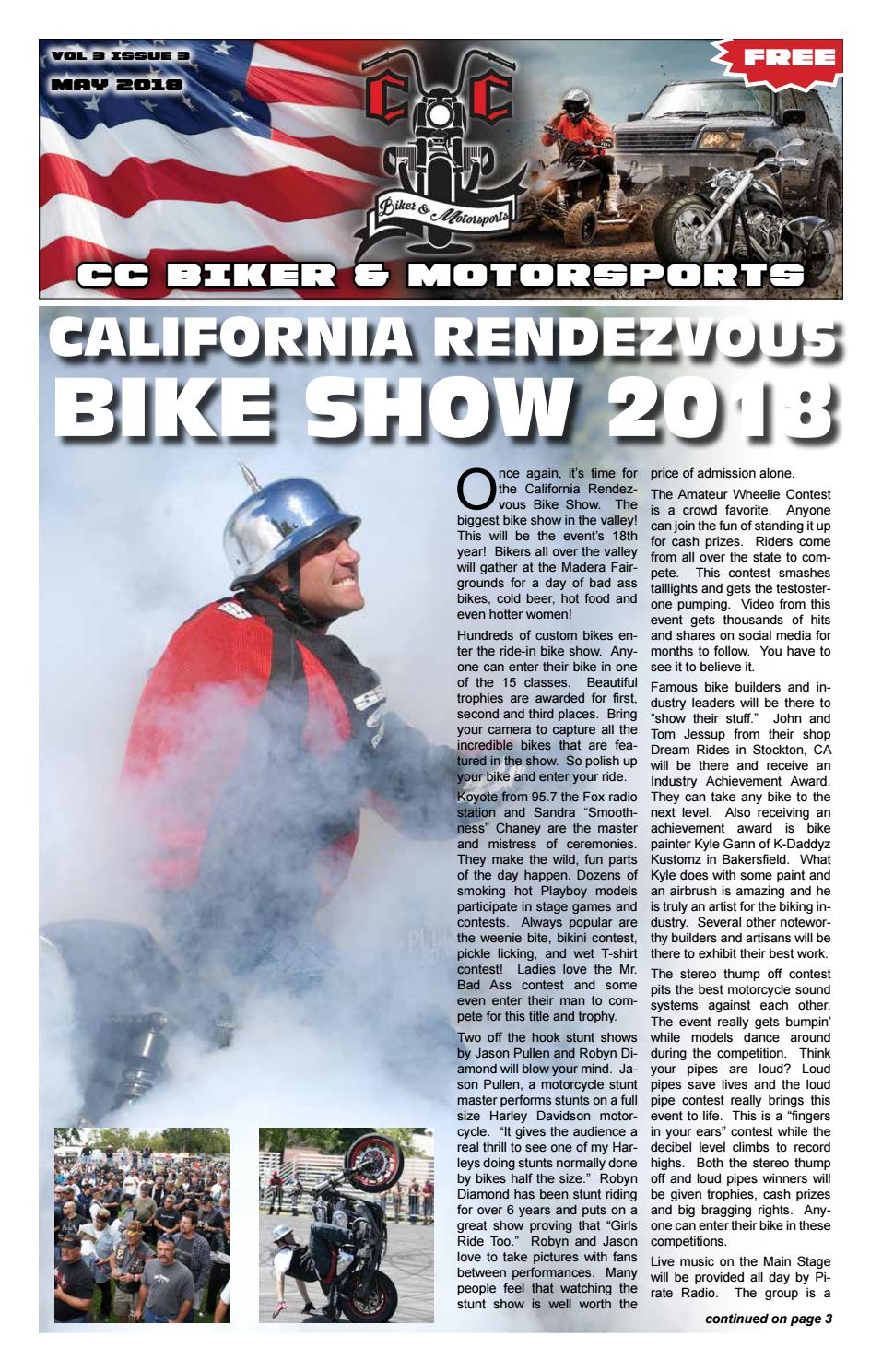 CC Biker & Motorsports Newspaper May 2018 by CC Biker and Motorsports ...