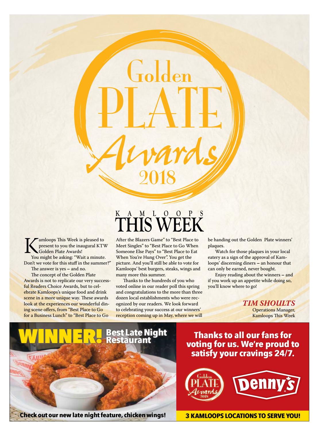 Golden plate Awards 2018 by KamloopsThisWeek - Issuu
