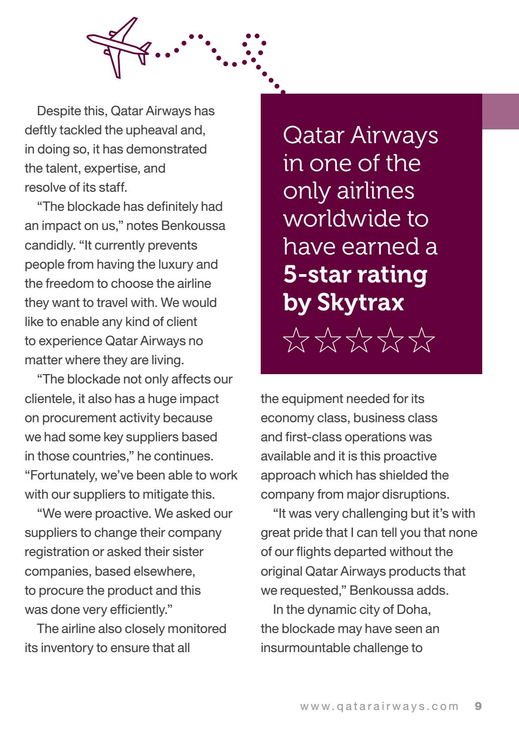 Qatar Airways brochure - April 2018 by Business Chief Middle East - Issuu
