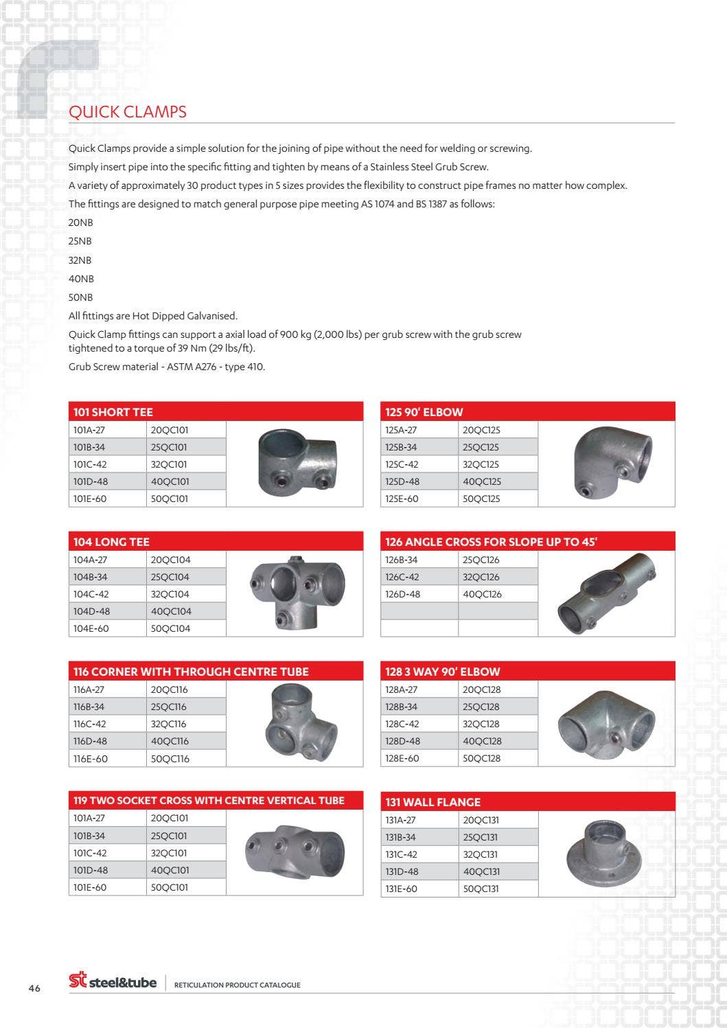 Reticulation Product Catalogue by Steel & Tube - Issuu