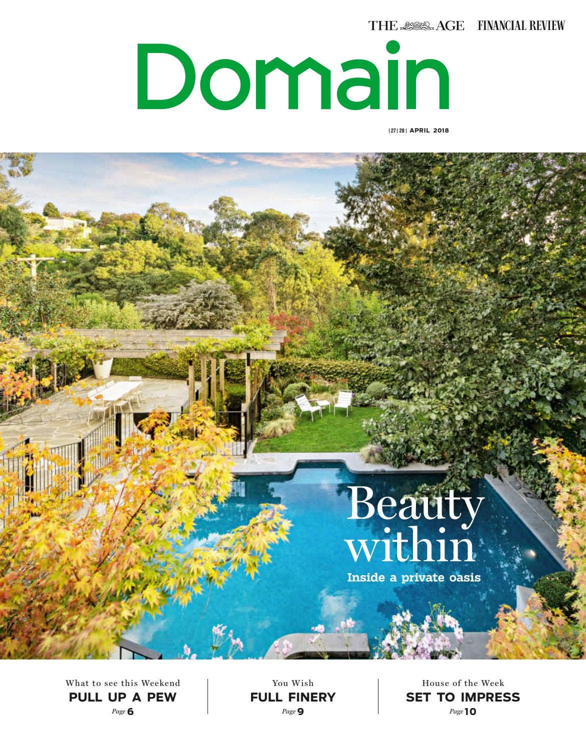 Domain - The Age, April 27-28 by Domain Magazines - Issuu