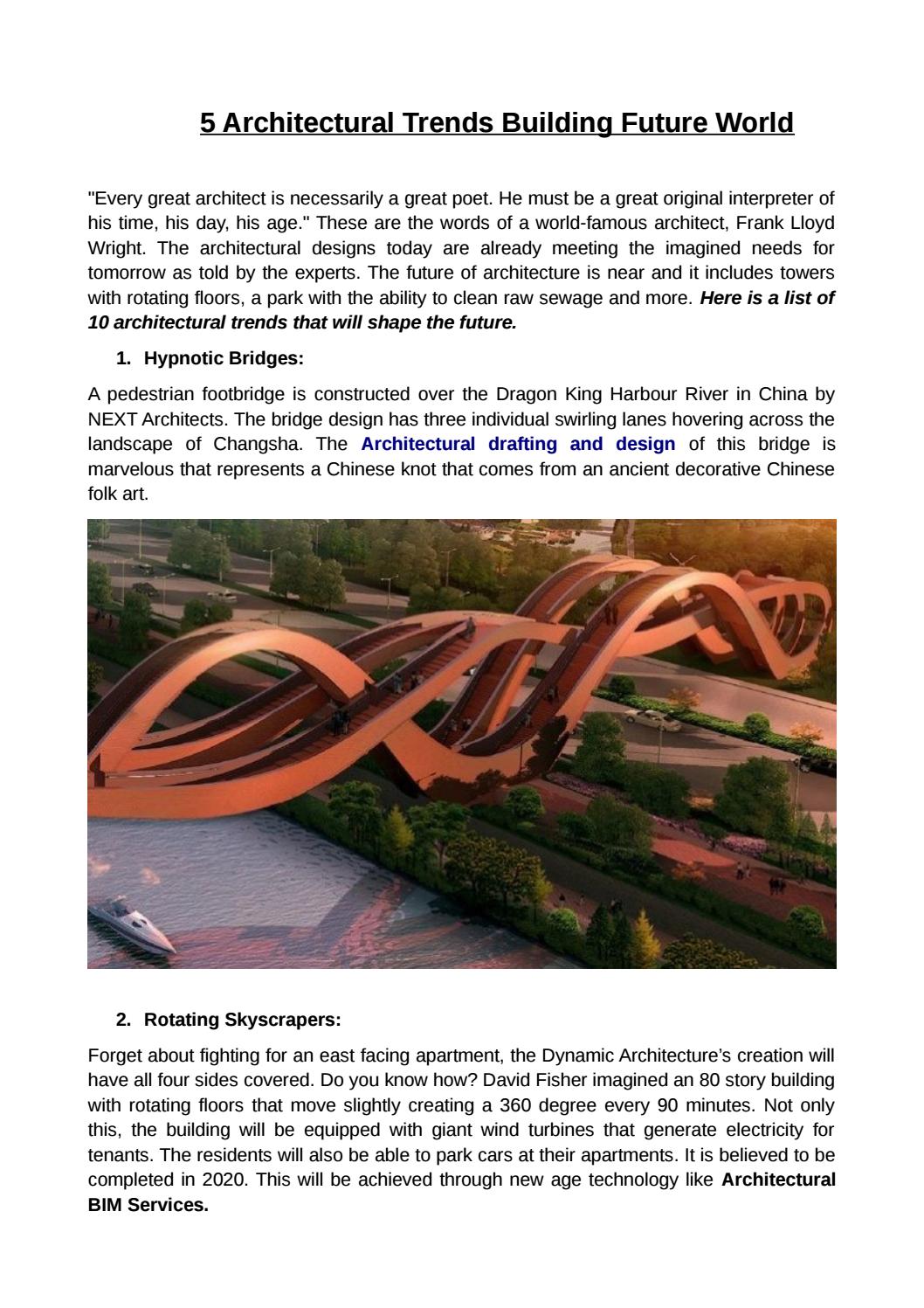 5 architectural trends building future world siliconinfo by ...
