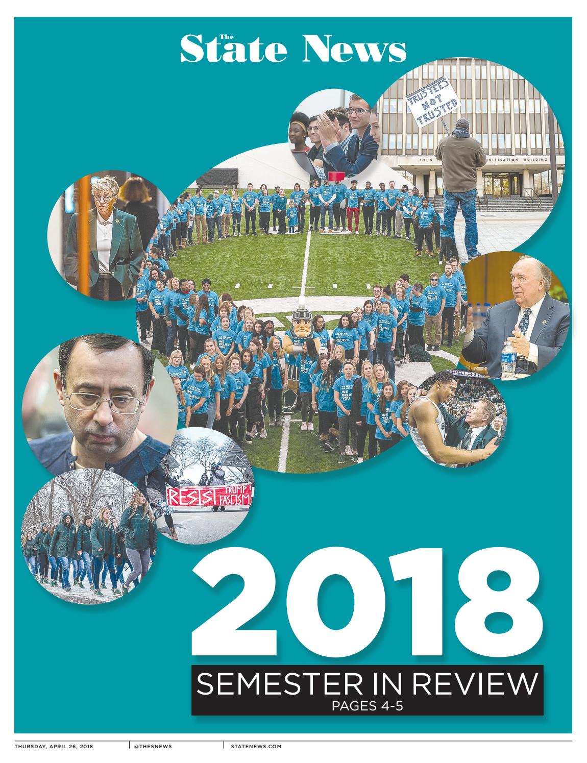 Thursday 04/26/18 by The State News - Issuu