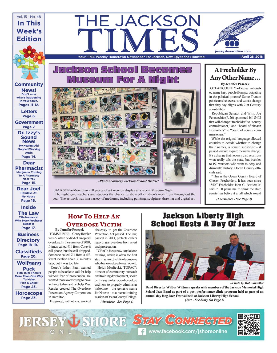 2018-04-28 - The Jackson Times by Jersey Shore Online - Issuu