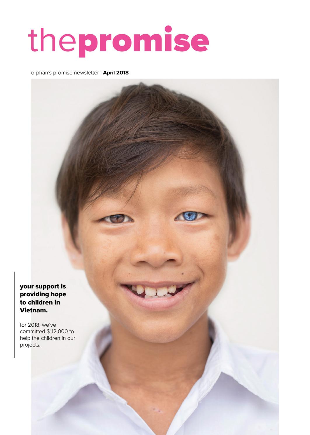 The Promise | April 2018 by Orphan's Promise - Issuu