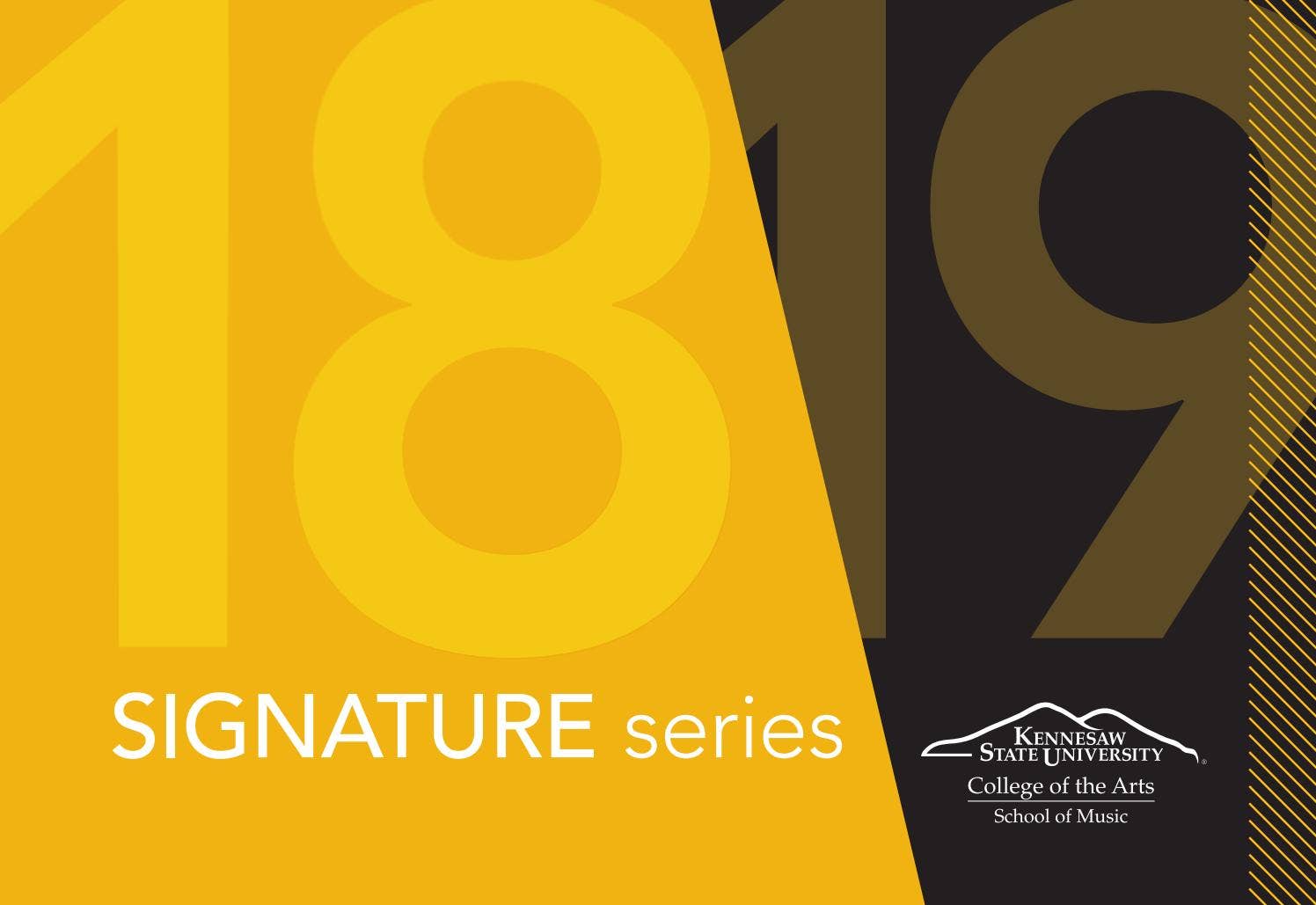 KSU School of Music Signature Series 2018-19 by Kennesaw State ...