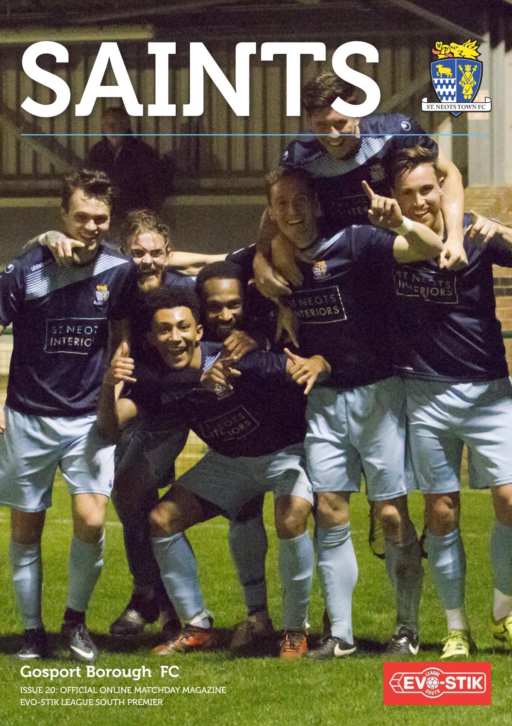 2017-2018 St Neots Town Vs Gosport Borough - Issue 20 by St Neots Town ...