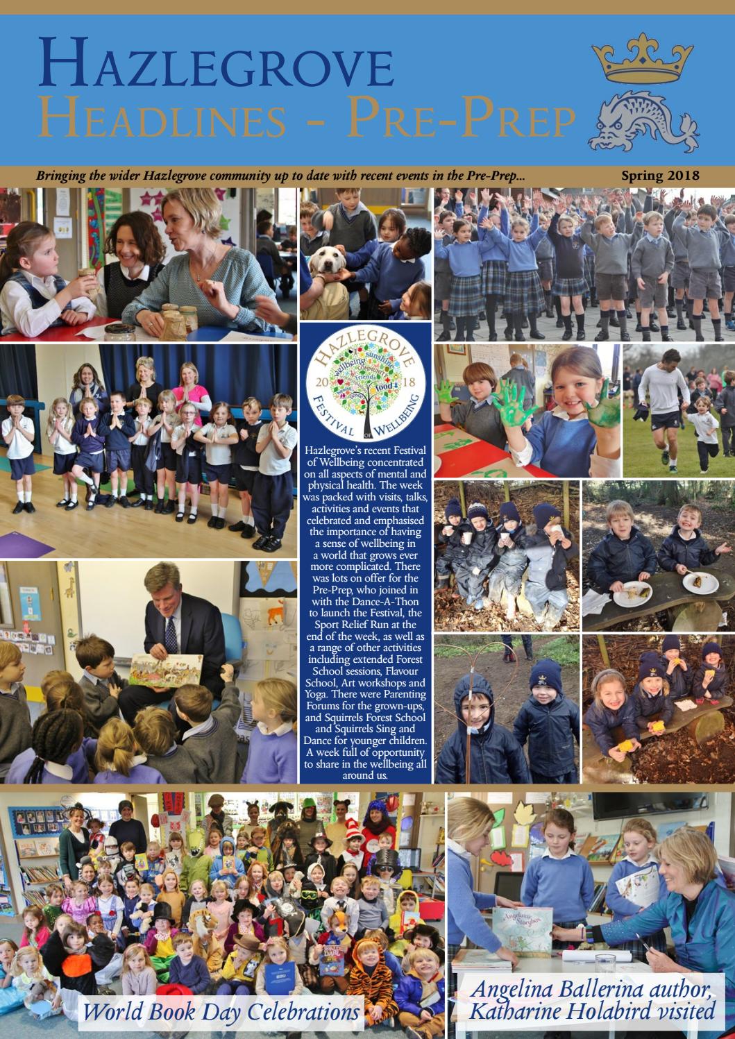 Pre-Prep Headlines Spring 2018 by Hazlegrove Preparatory School - Issuu
