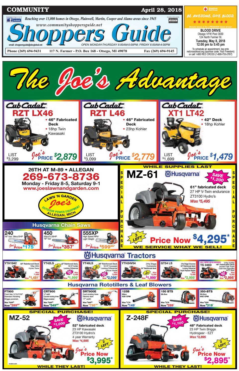 4 28 18 shoppersguide web by Community Shoppers Guide - Issuu