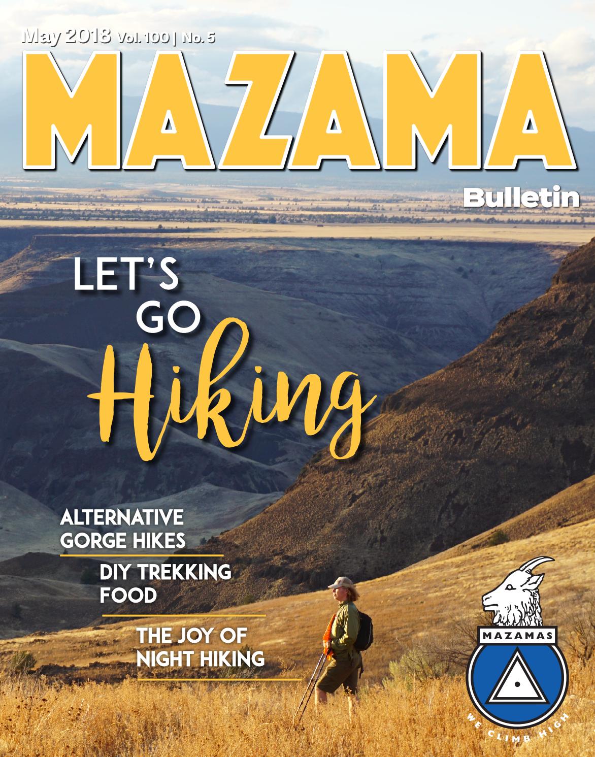 2018 Mazama May Magazine by Mazamas - Issuu