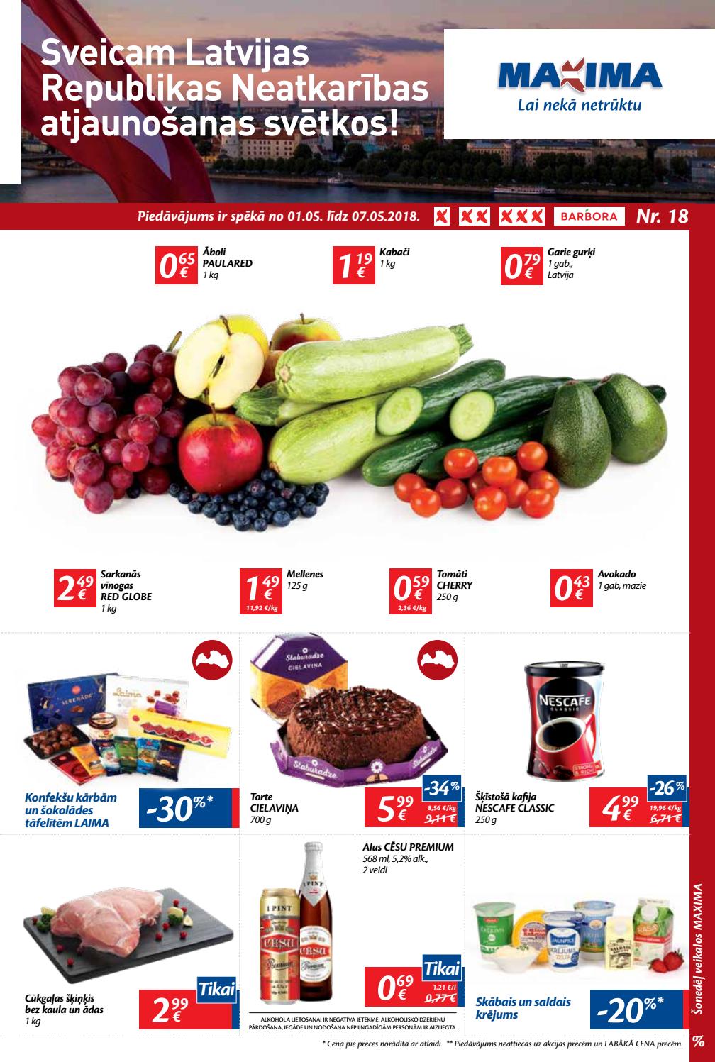 KC_MAXIMA_01.05.-07.05.18. by Maxima Latvija - Issuu