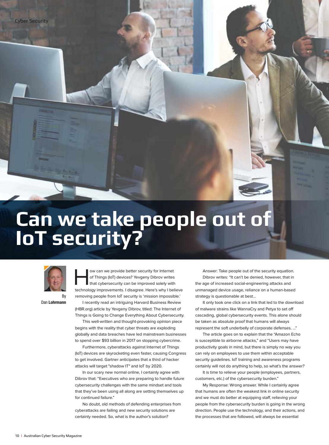 Australian Cyber Security Magazine, ISSUE 4, 2018 by MySecurity ...