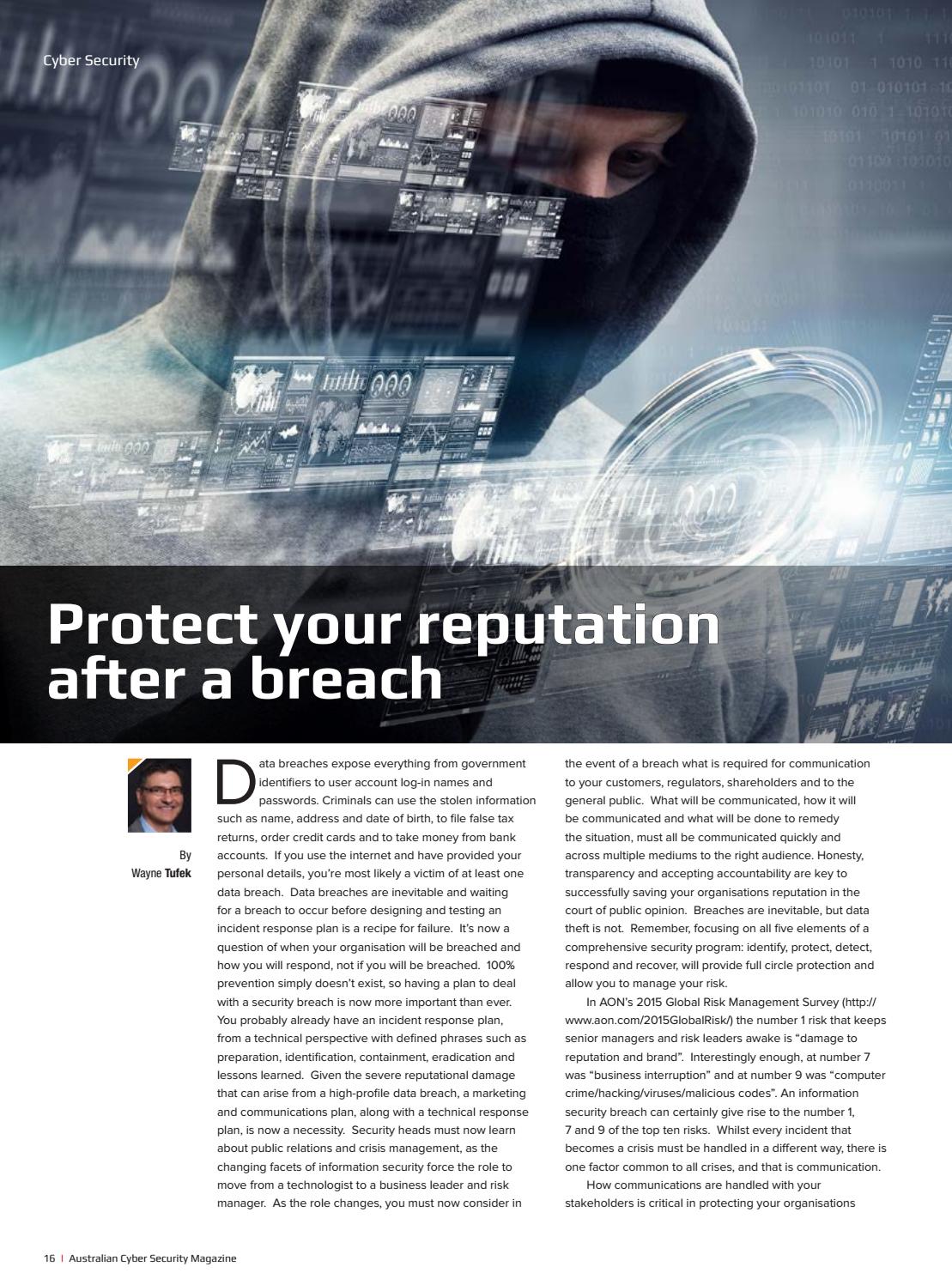Australian Cyber Security Magazine, ISSUE 4, 2018 by Cyber Risk Leaders ...