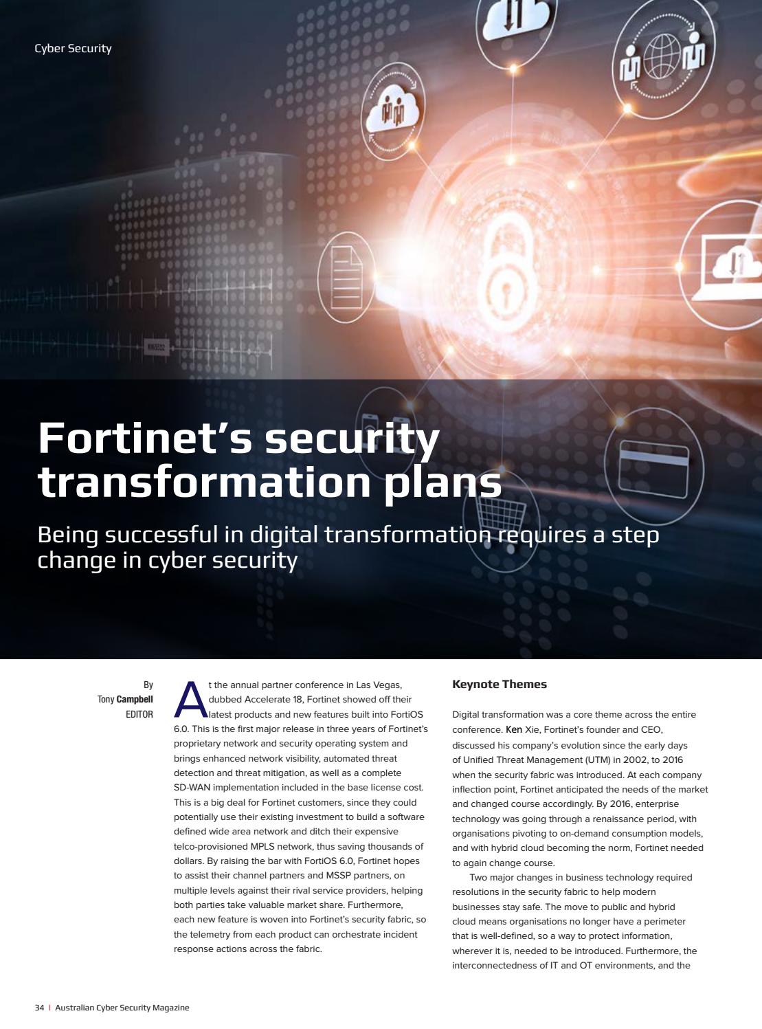 Australian Cyber Security Magazine, ISSUE 4, 2018 by Cyber Risk Leaders ...