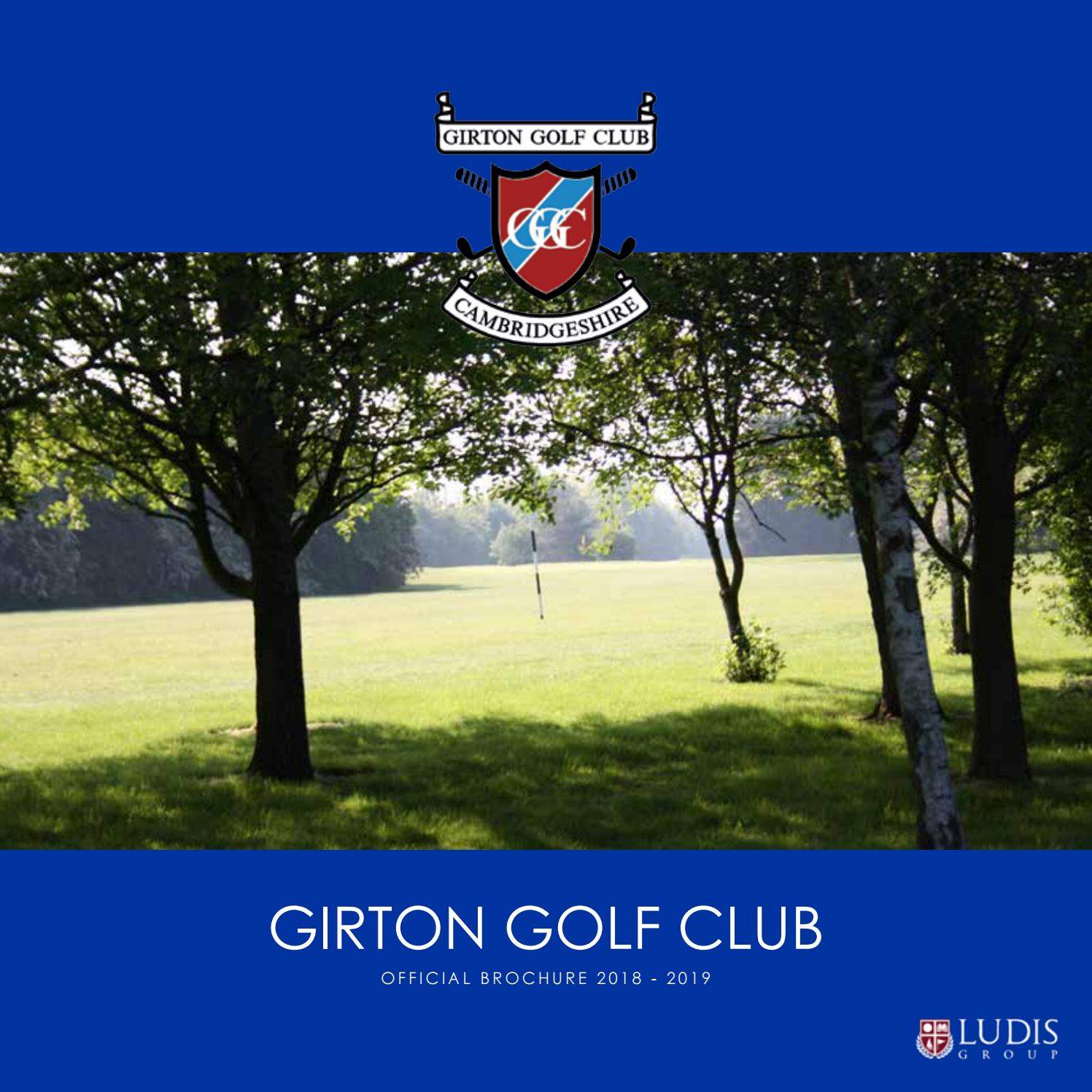 Girton Golf Club Official Brochure 2018 - 2019 by Ludis - Issuu