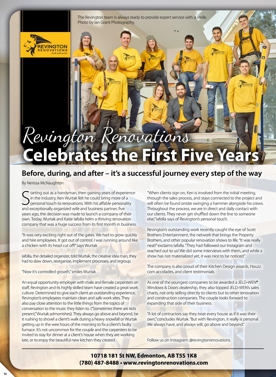 Revington web by Business in Edmonton Magazine - Issuu