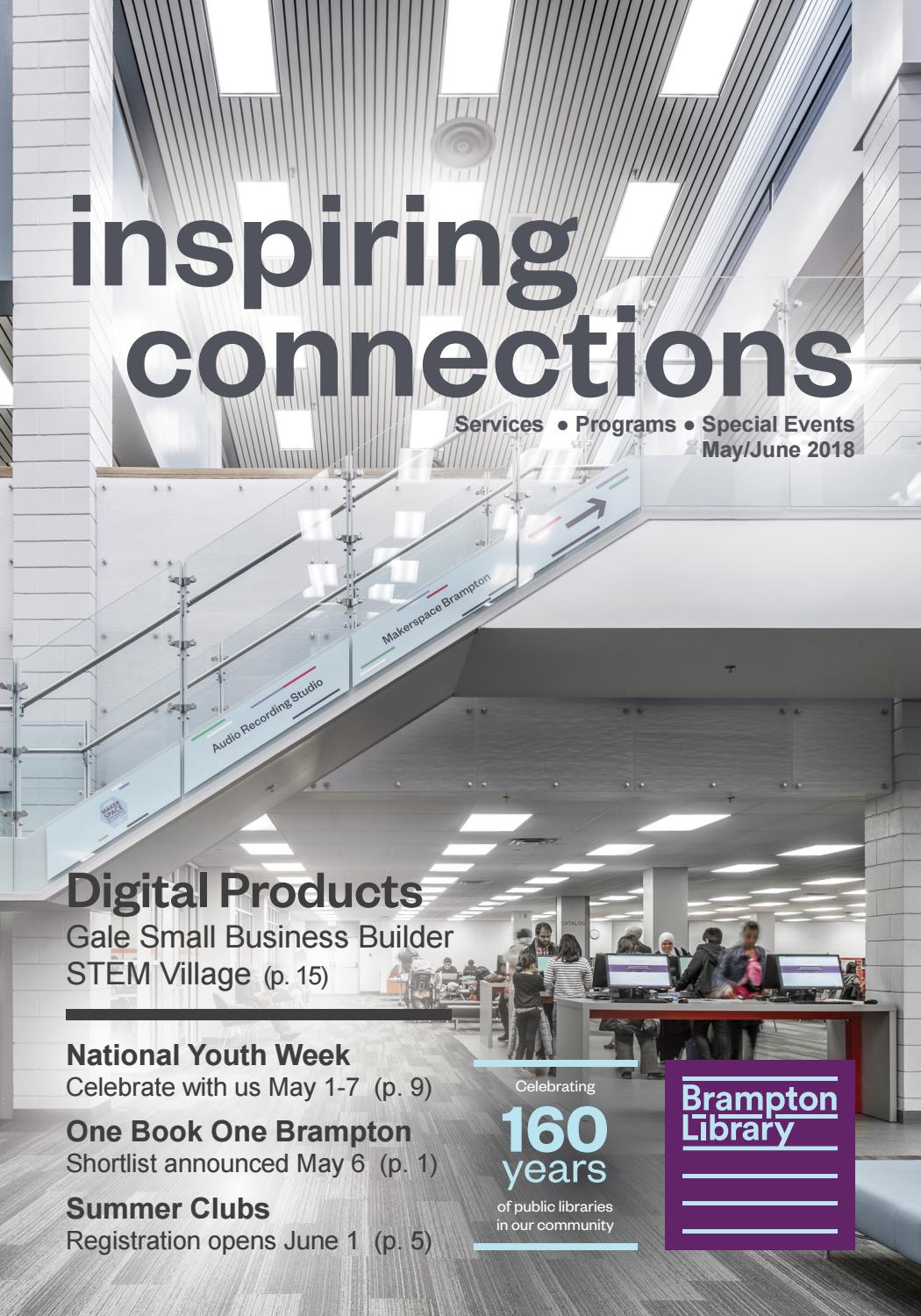 Brampton Library | Program Guide May/June 2018 by Brampton Library - Issuu