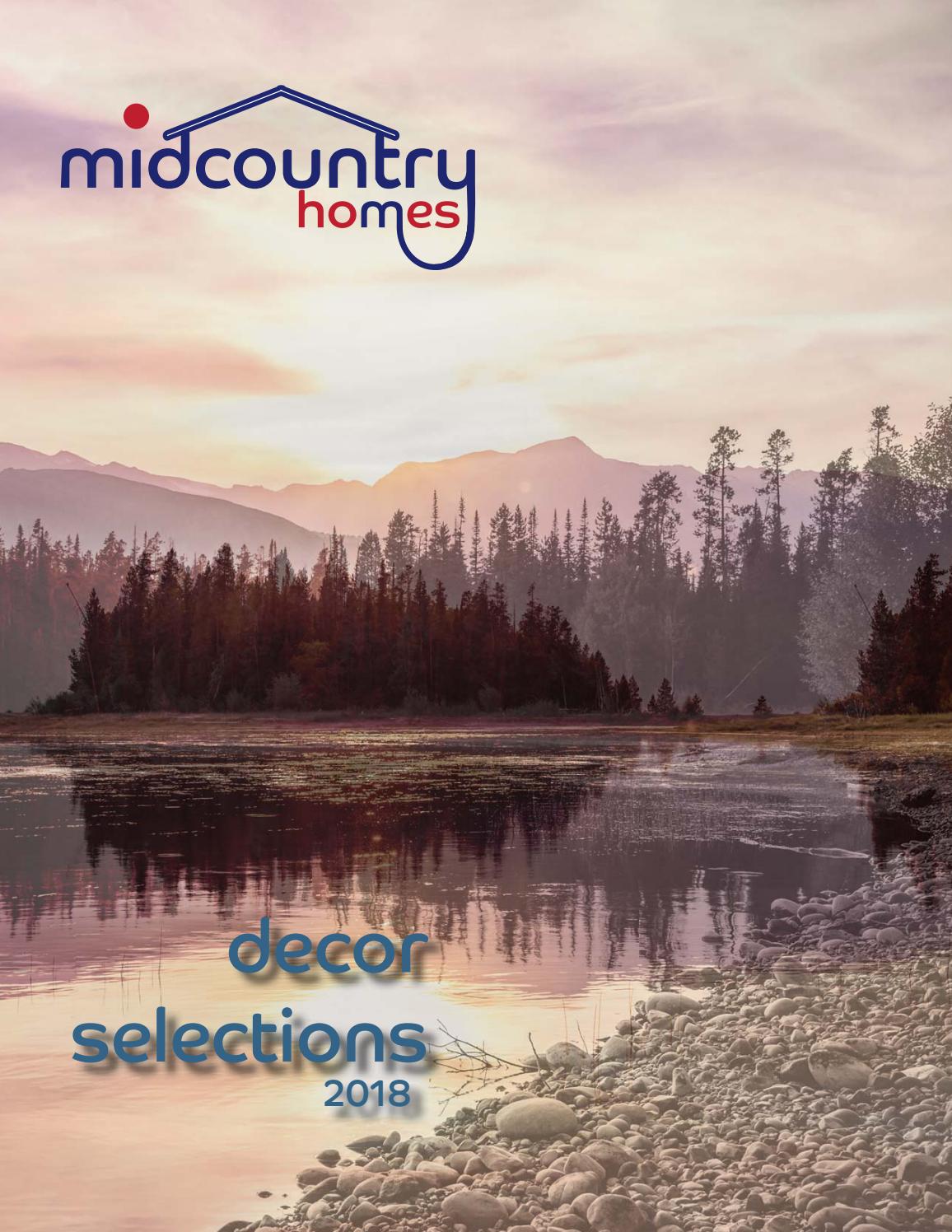 Midcountry Decor Selection Guide 2018 by Commodore Homes, LLC - Issuu