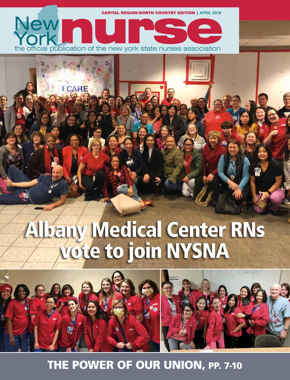 New York Nurse April Cap North by New York State Nurses Association - Issuu