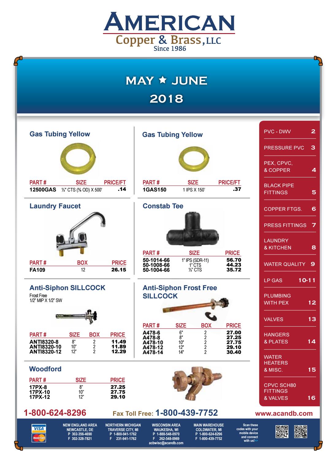 Acb may june flyer by American Copper and Brass, LLC - Issuu