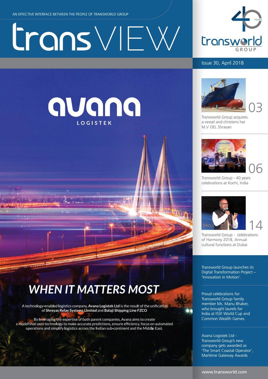 Transview April 2018 by Transworld Group - Issuu
