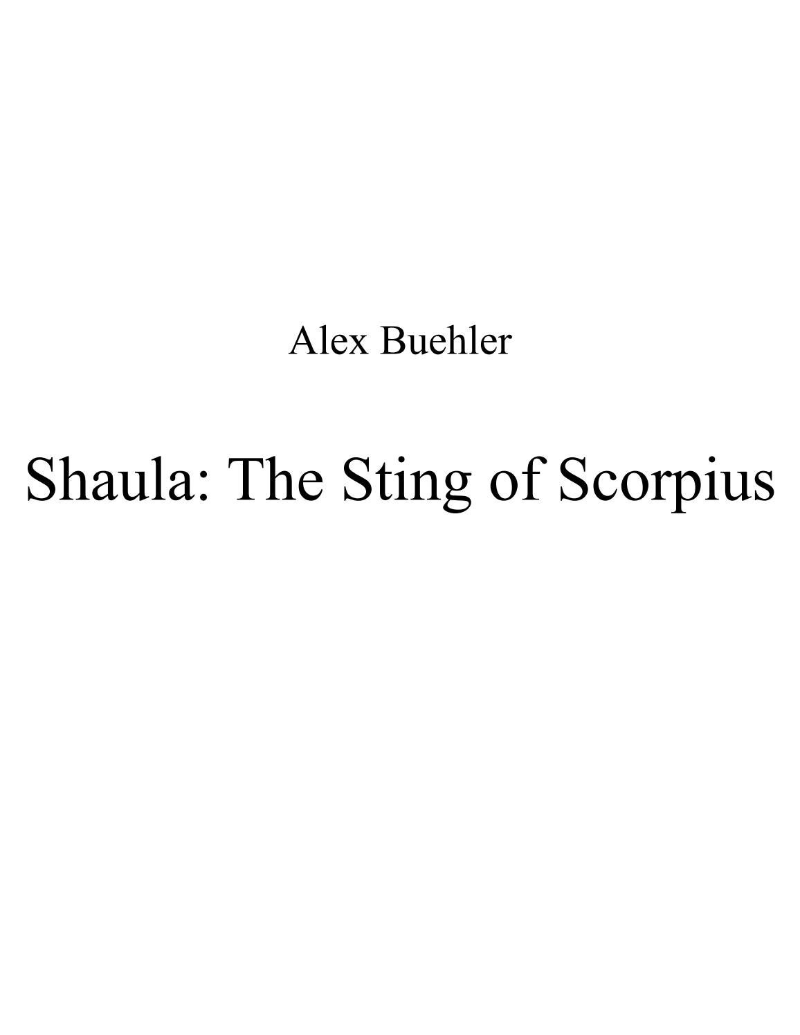 Shalua: The Sting of Scorpius (2013) by Alex Buehler - Issuu