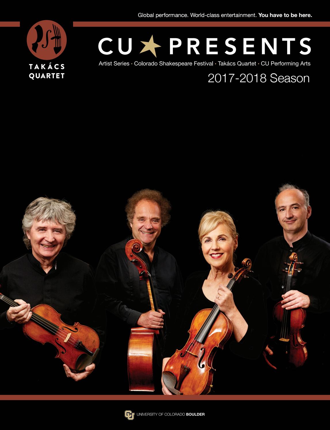 CU Presents Magazine Spring 2018, April 29-30, 2018 by The Publishing ...