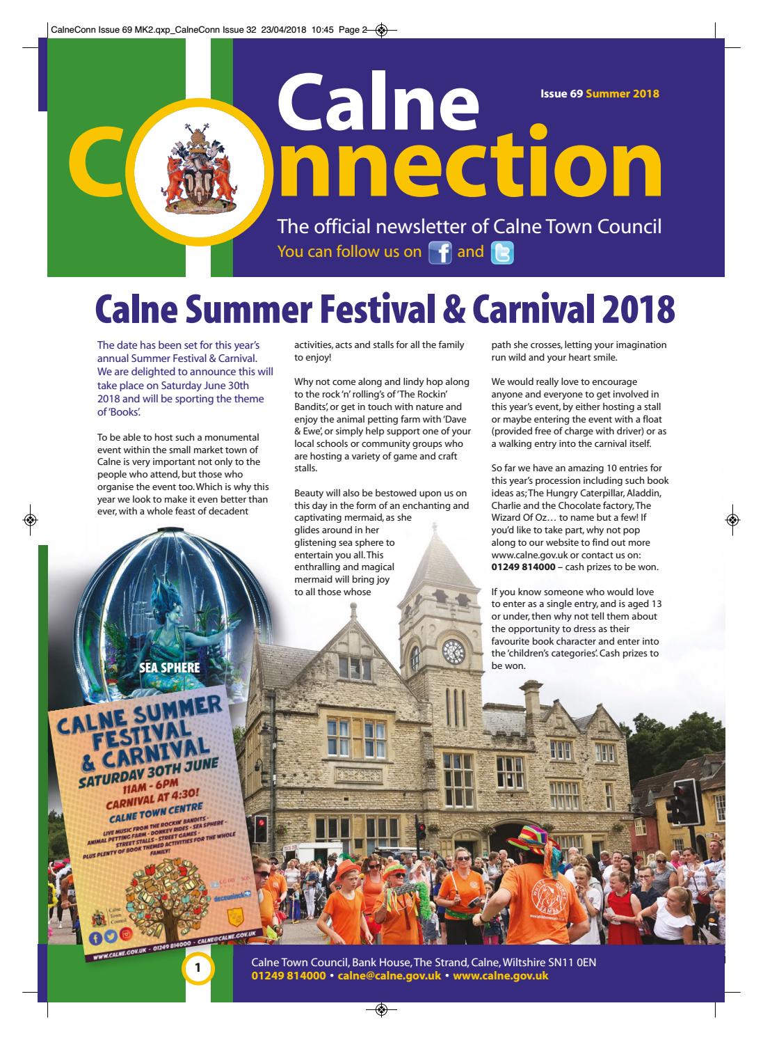 Calne Connection Issue 69 by Calne Town Council - Issuu