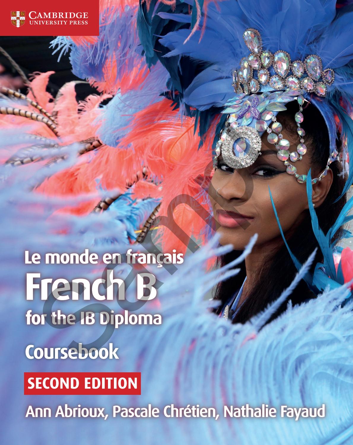 Preview French B For The IB Diploma Second Edition By Cambridge Preview French B For The IB Diploma Second Edition By Cambridge