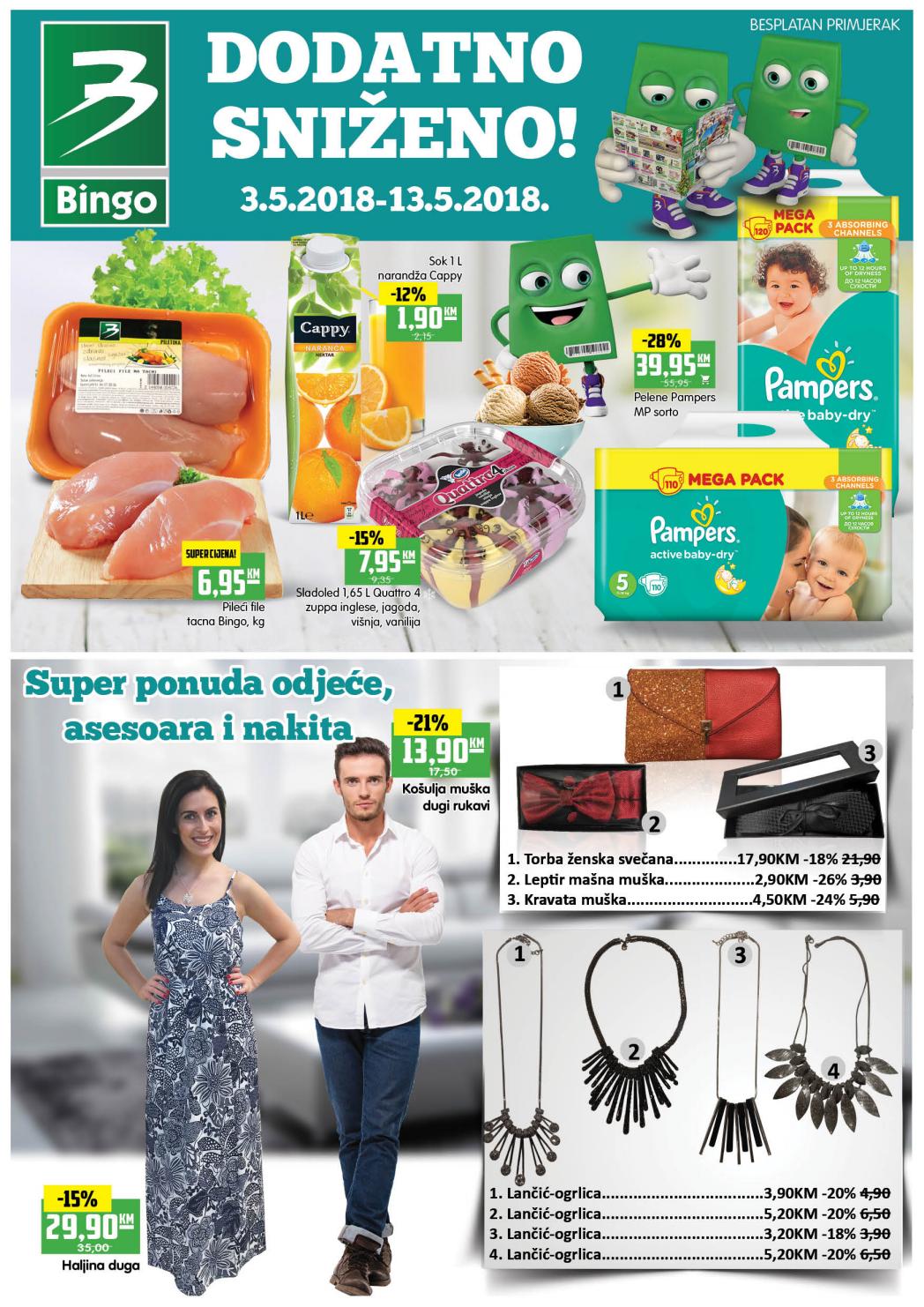 Bingo RS katalog dodatna sniženja od 03.-13.05.2018. by Bakmaz, Boso ...