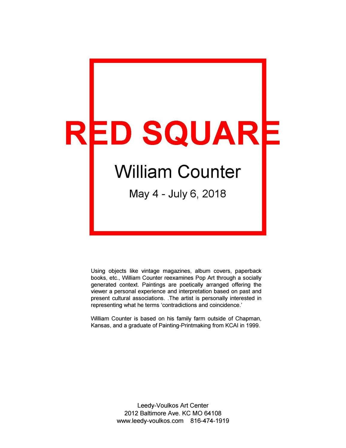 RED SQUARE |William Counter by leedy-voulkos - Issuu