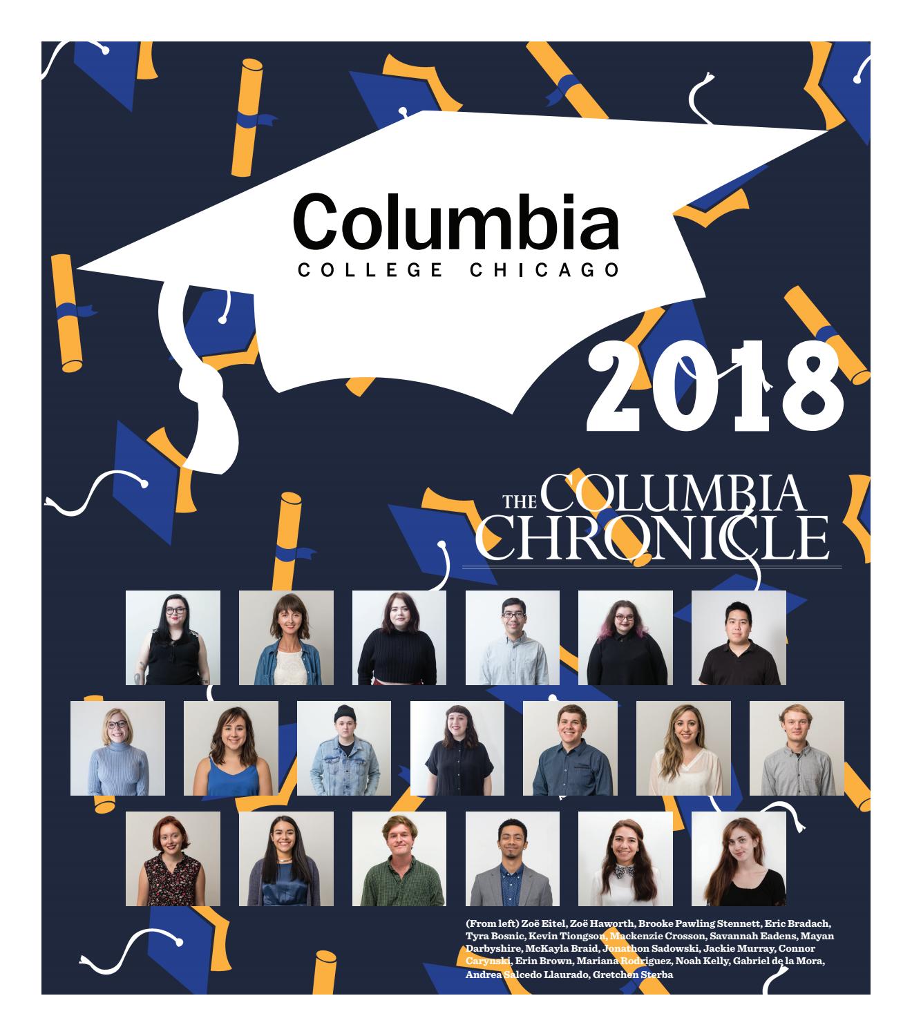 Congrat Your Columbia Grad 2018 by The Columbia Chronicle of Columbia ...