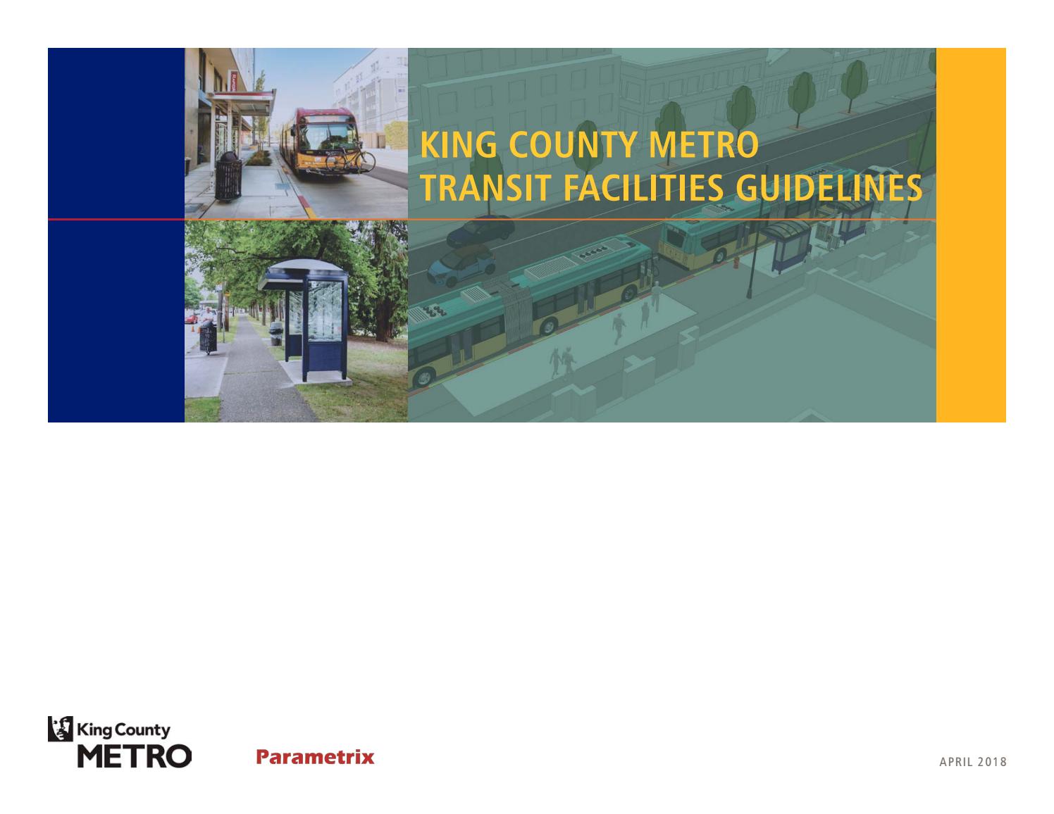 King County Metro Transit Facilities Guidelines by King County Metro ...