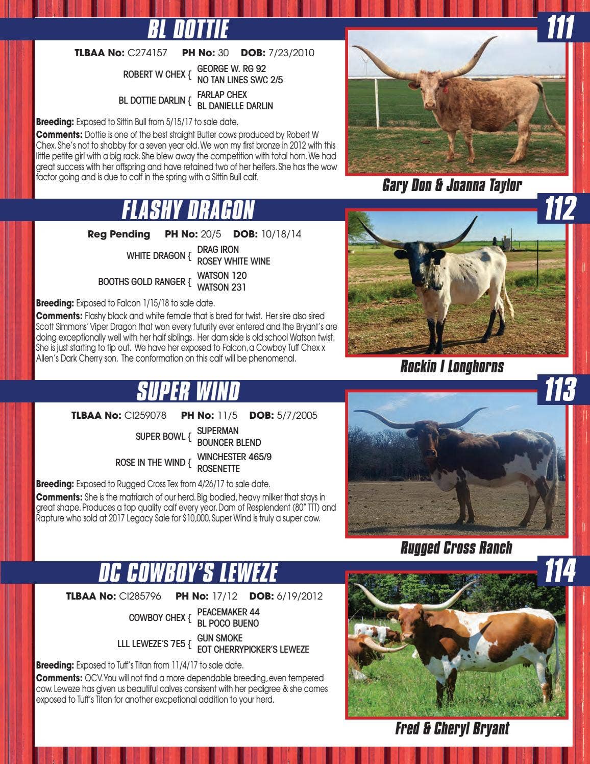 2018 Red River Longhorn Sale Catalog by Texas Longhorn Trails Magazine ...