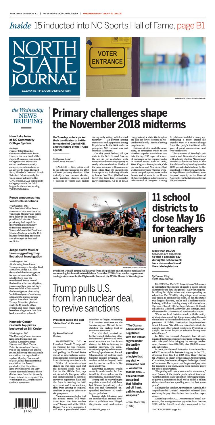 North State Journal — Vol. 3., Issue 11 by North State Journal - Issuu