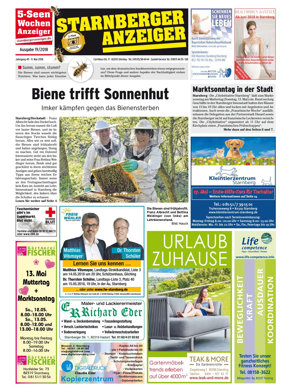 KW 19-2018 by Wochenanzeiger Medien GmbH - Issuu