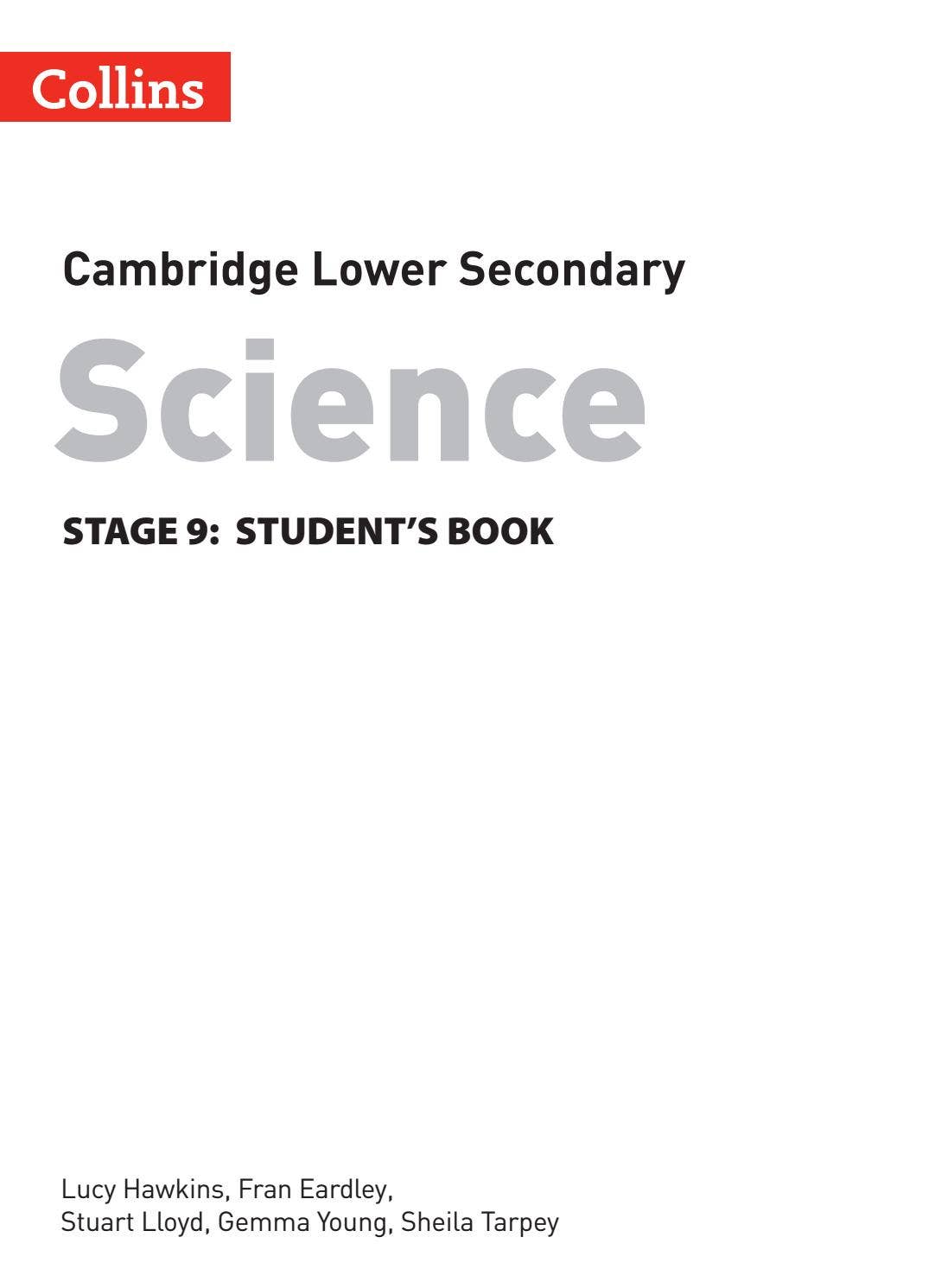 Previous: Cambridge Lower Secondary Science Student Book 9 by Collins ...