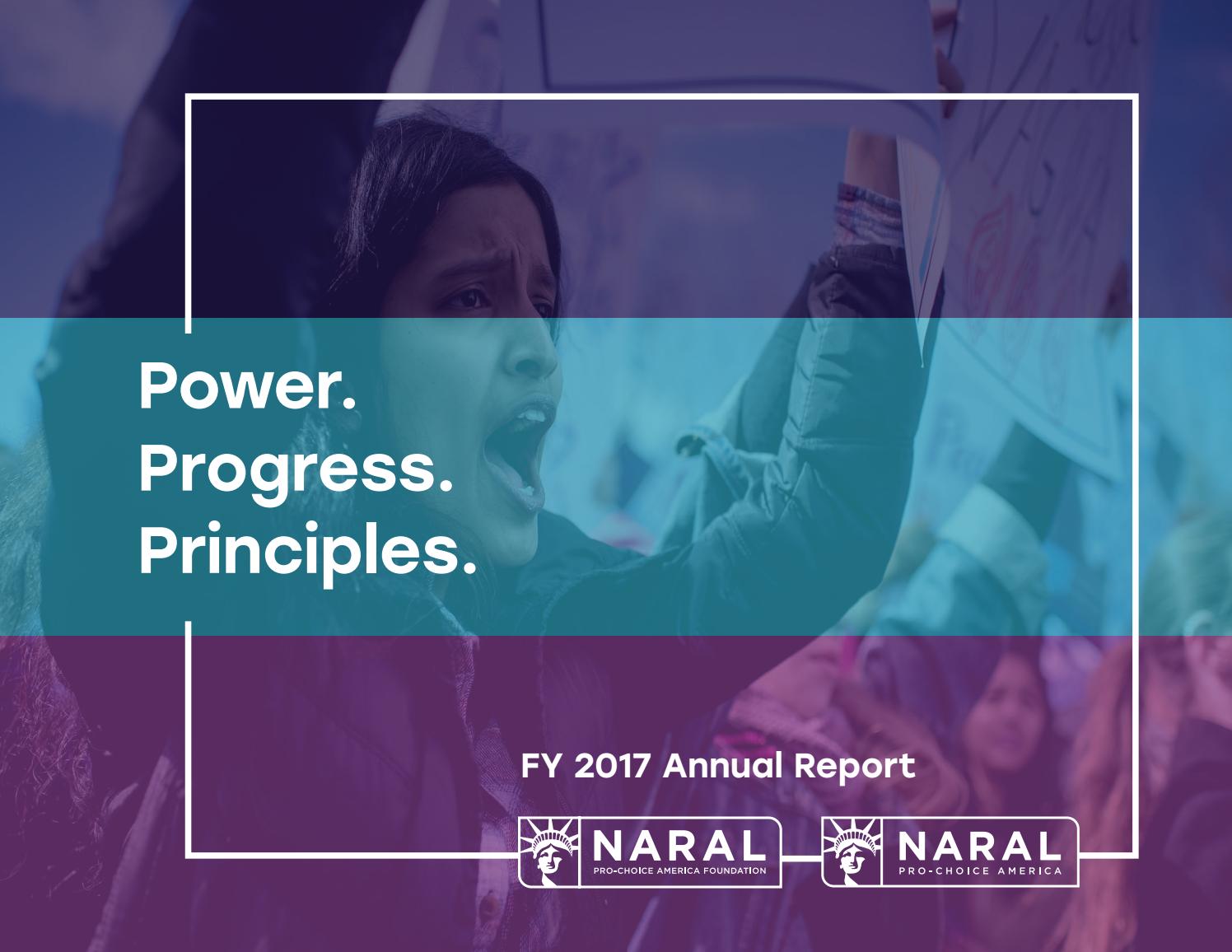 Fy 2017 ar digital edition (2) by NARAL Pro-Choice America - Issuu