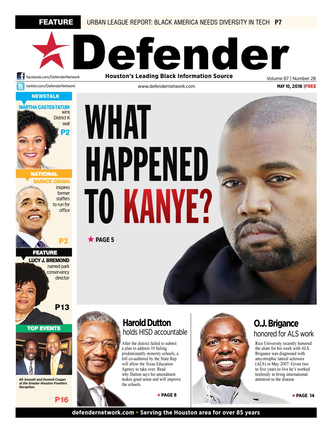 Houston Defender: May 10, 2018 by Defender Media Group |DefenderNetwork ...
