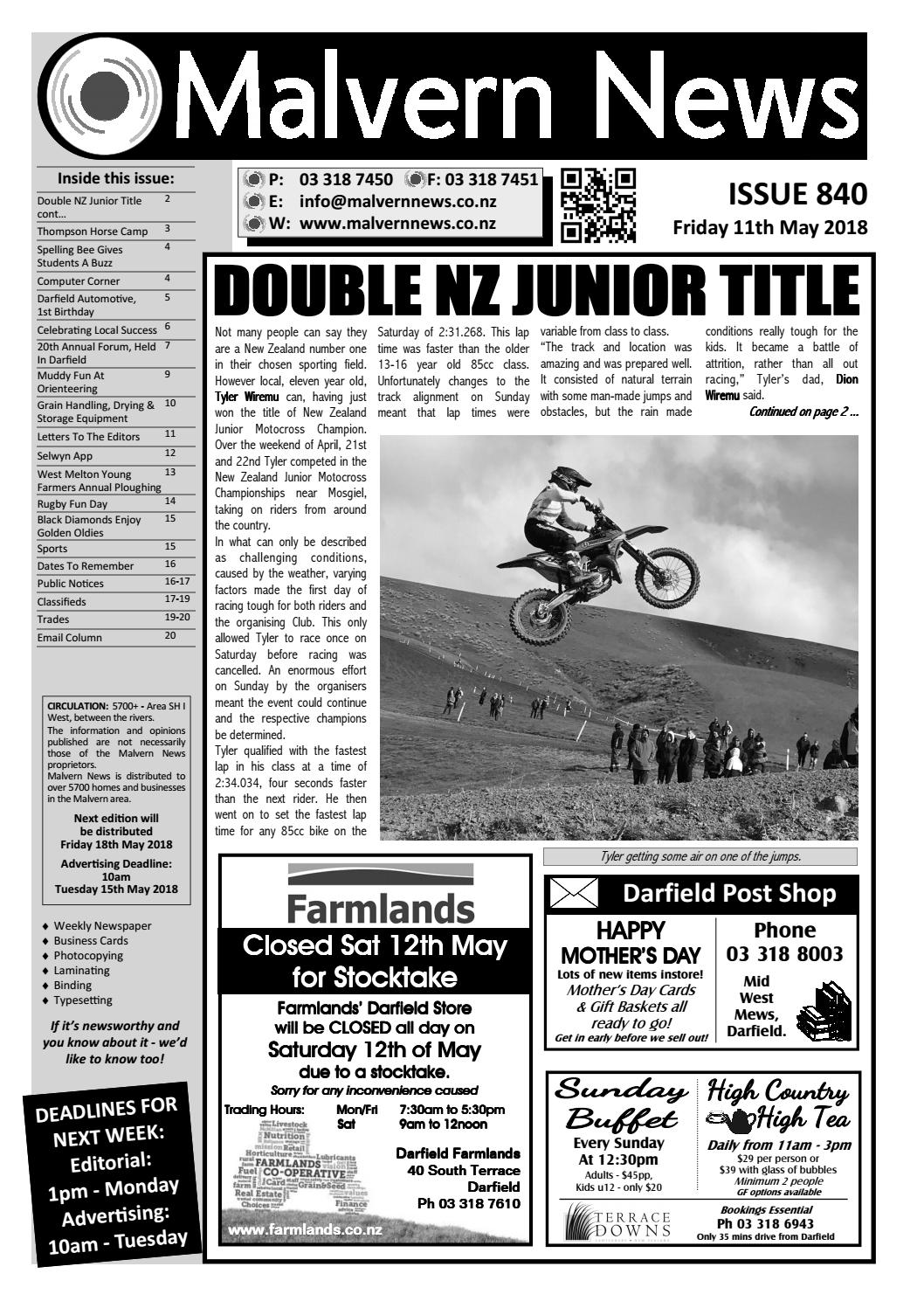 Issue 840 Friday 11th May 2018 by Malvern News - Issuu