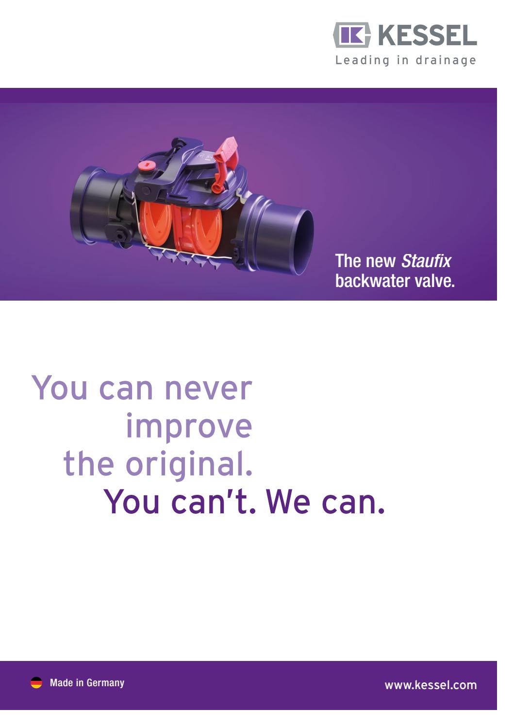 Eurodrain kessel backwater valve by New Media B2B - Issuu