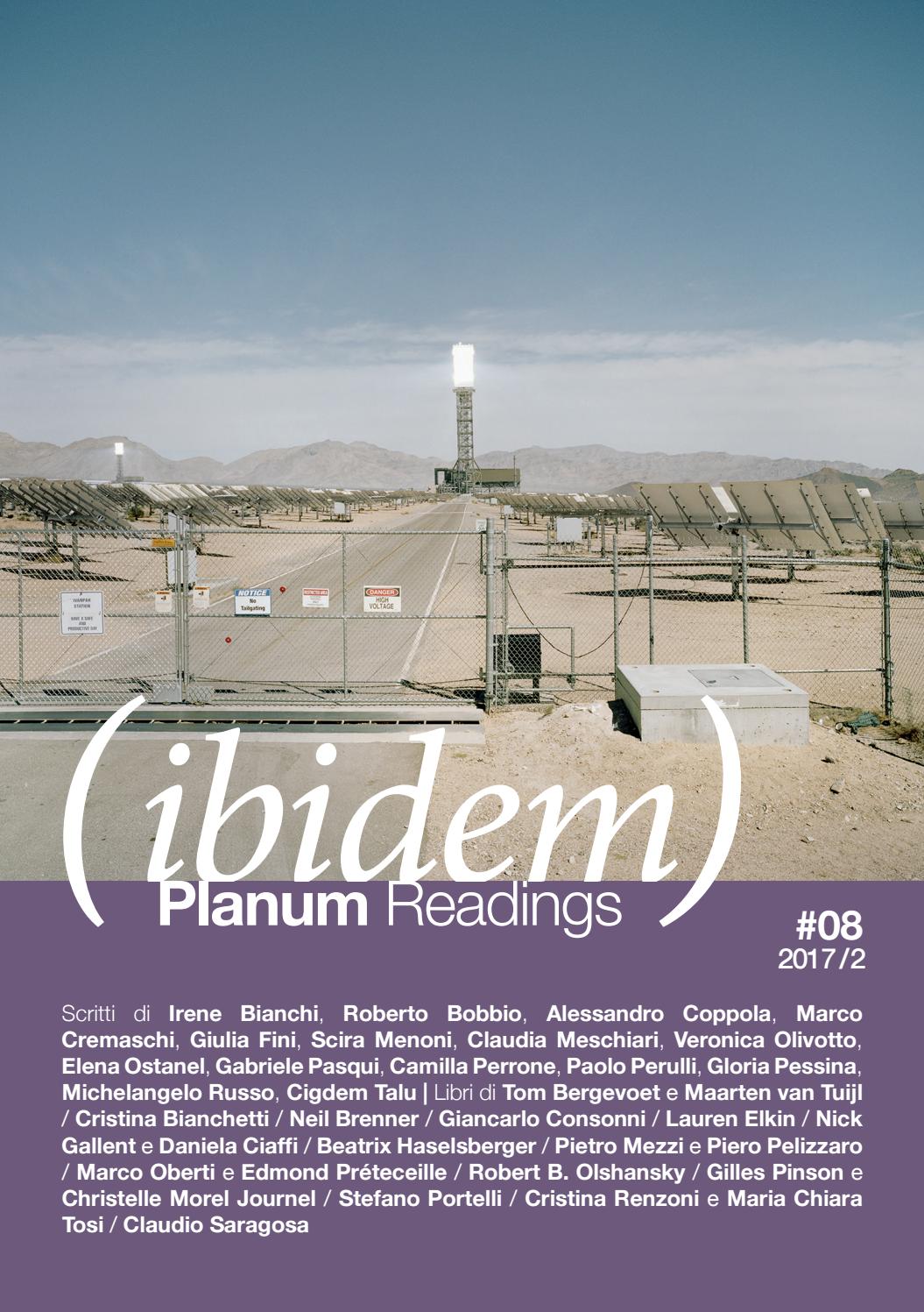 (ibidem) Planum Readings no. 8, vol.II/2017 by Planum. The Journal of ...