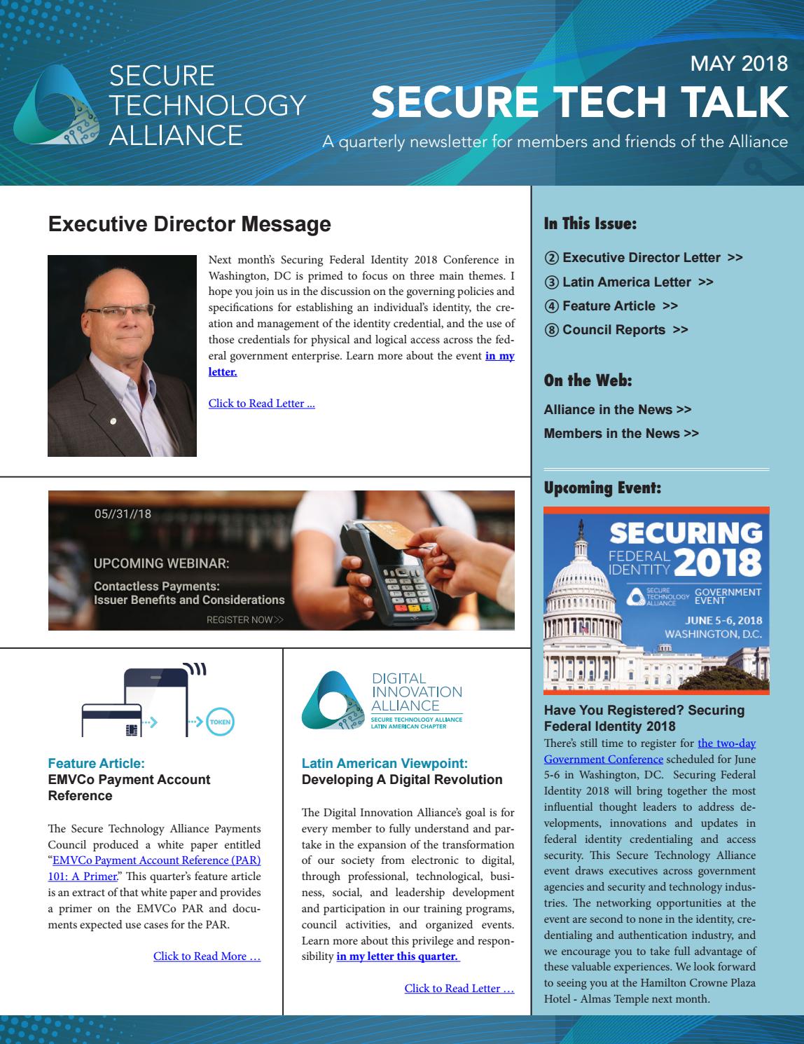 Secure Tech Talk, Q2-2018 by Secure Technology Alliance - Issuu
