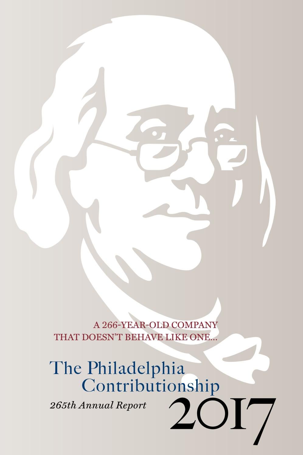 The Philadelphia Contributionship 2017 Annual Report by The ...