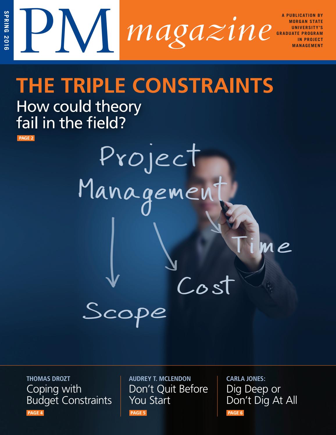 PM Magazine - Spring 2016 Issue 5 by Morgan State University - Issuu