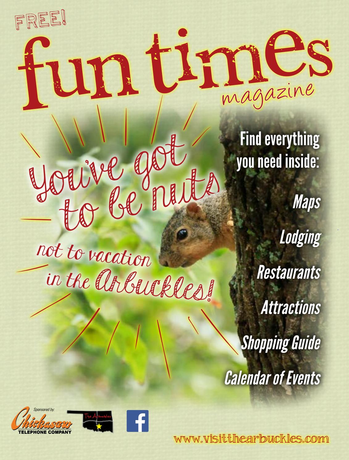 Fun Times Magazine 2018 - Promoting FUN in the Arbuckles by Fun Times ...