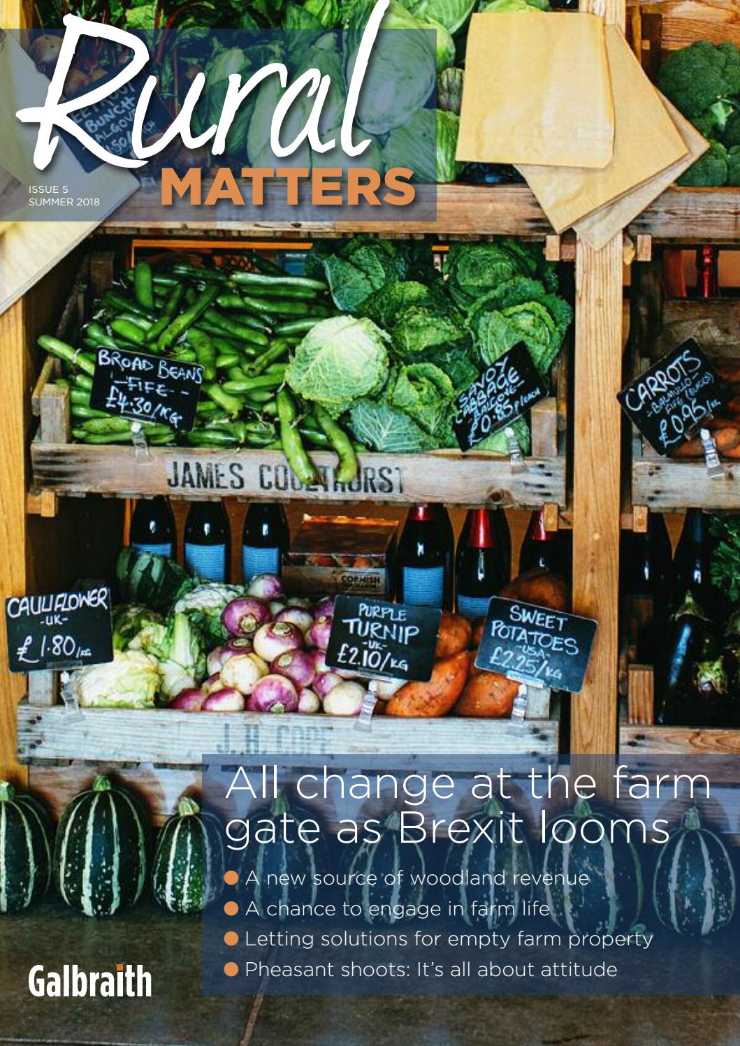 Galbraith Rural Matters Summer 2018 by Galbraith - Issuu