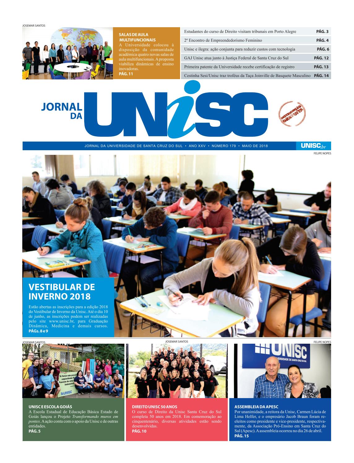 Jornal da Unisc 179 by UNISC Santa Cruz do Sul - Issuu