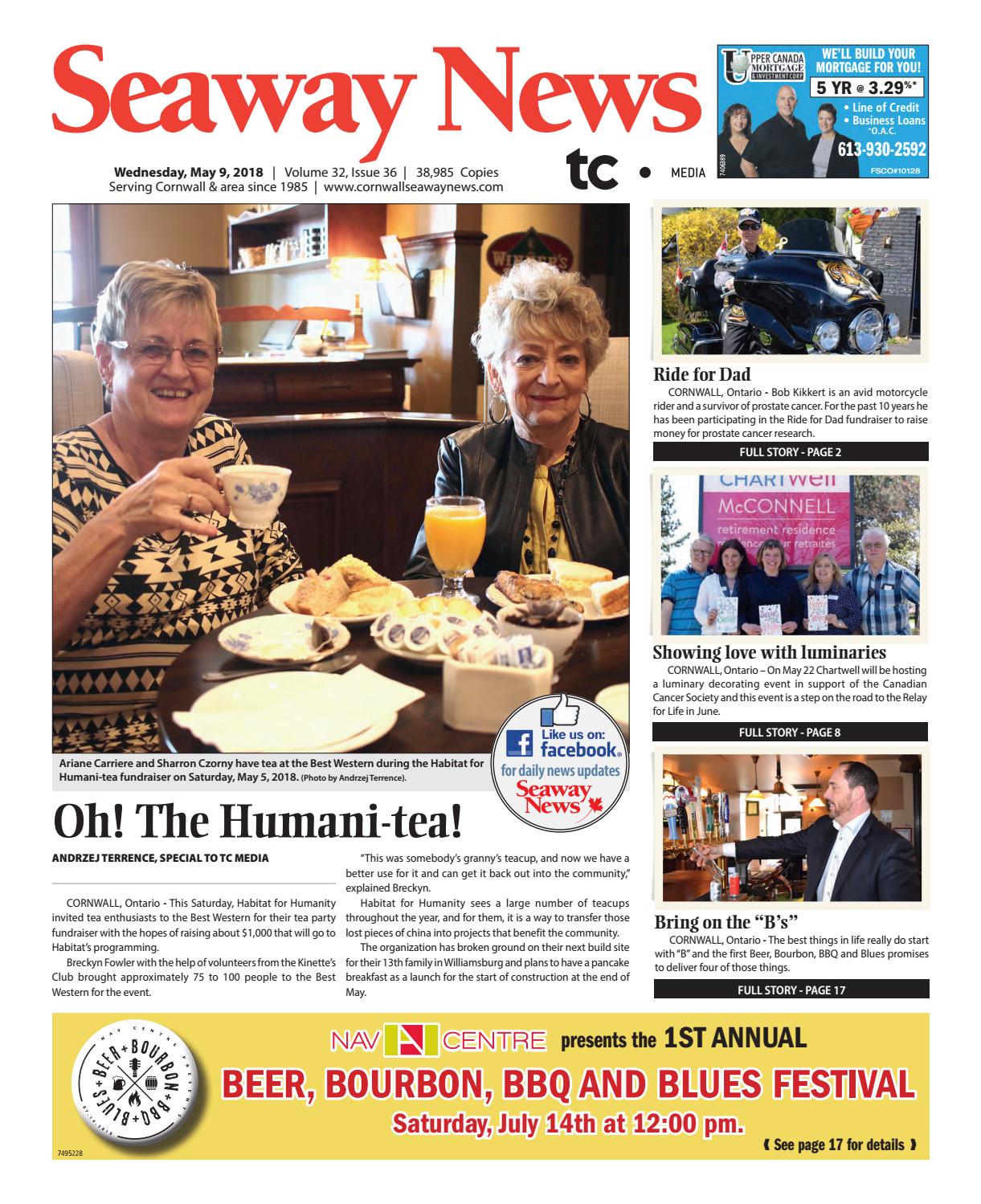 Cornwall Seaway News May 9, 2018 Edition by Cornwall Seaway News - Issuu